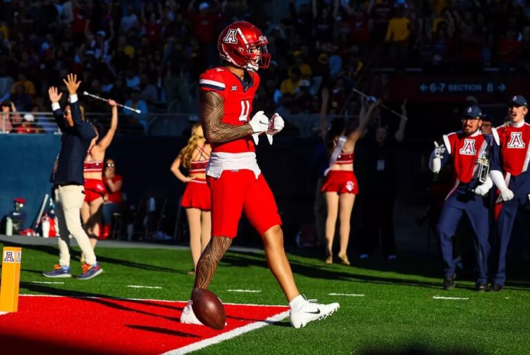 Tetairoa McMillan, Randy Robbins to be inducted to Arizona Football ...