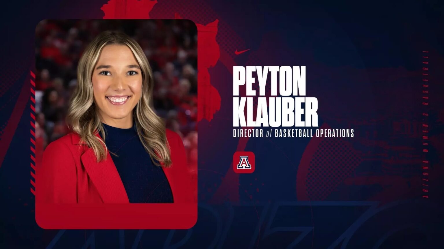 Arizona Women's Basketball names Peyton Klauber Director of Basketball ...